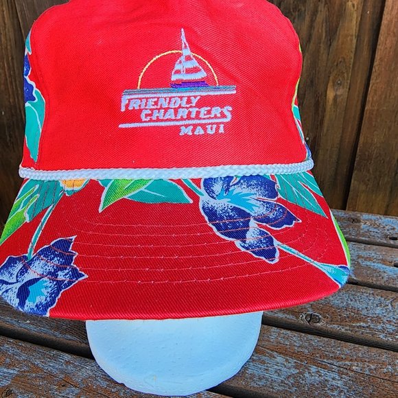 Winner | Accessories | Vintage Hawaiian Ball Cap Snapback Friendly Charters Maui | Poshmark